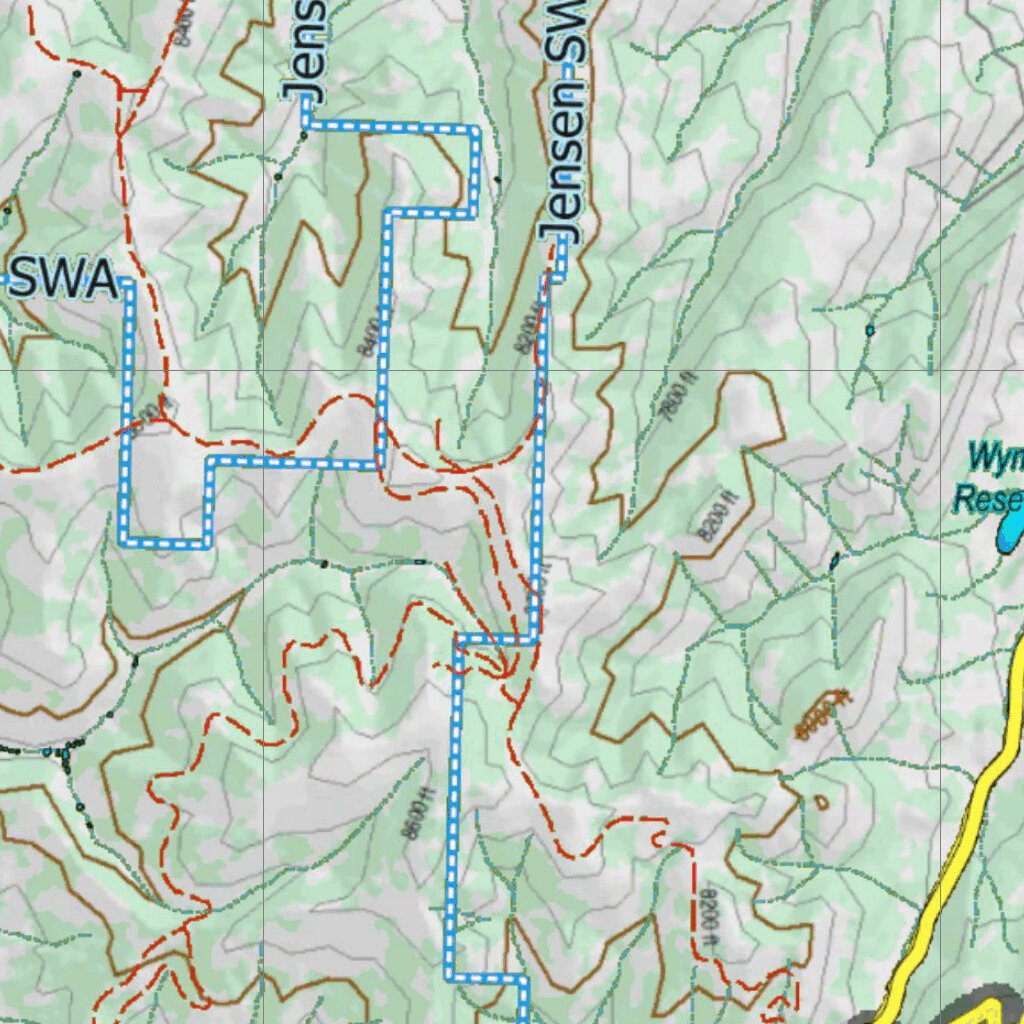 Colorado Unit 12 Mule Deer Concentrations Map by Colorado HuntData LLC ...