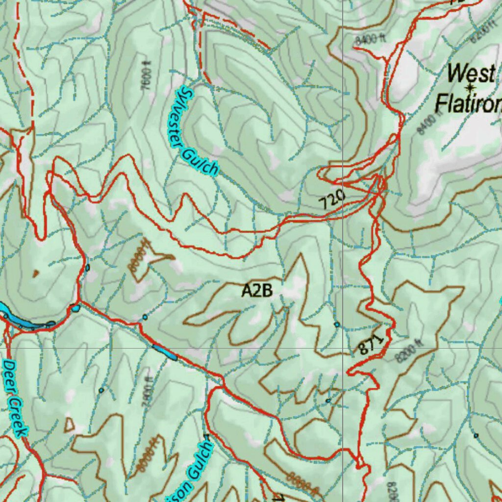Colorado Unit 53 Mule Deer Concentrations Map by Colorado HuntData LLC ...