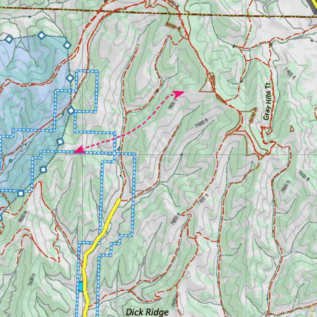 Colorado Unit 11 Mule Deer Concentrations Map by HuntData LLC | Avenza Maps