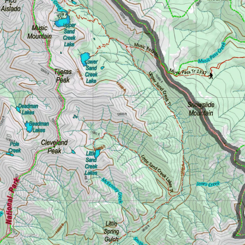Colorado Unit 86 Mule Deer Concentrations Map by Colorado HuntData LLC ...