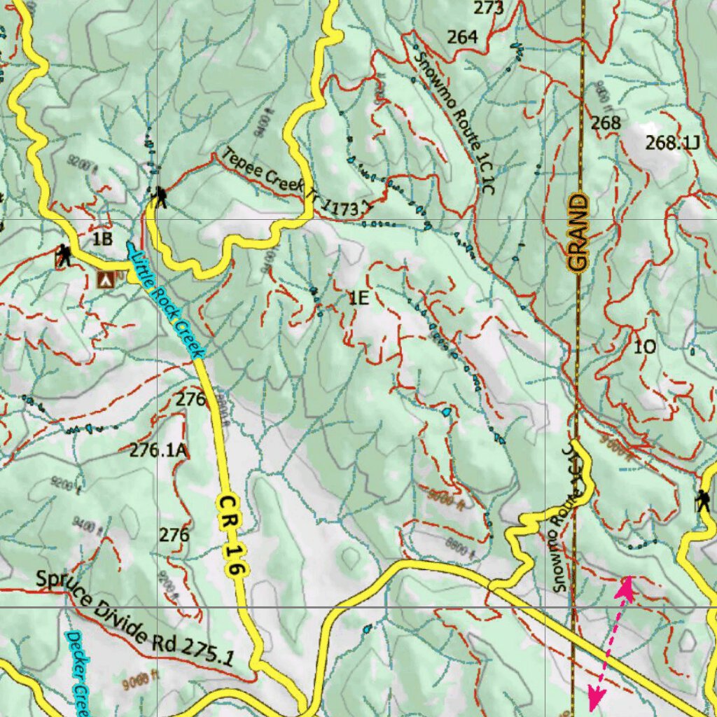 Colorado Unit 15 Mule Deer Concentrations Map by HuntData LLC | Avenza Maps