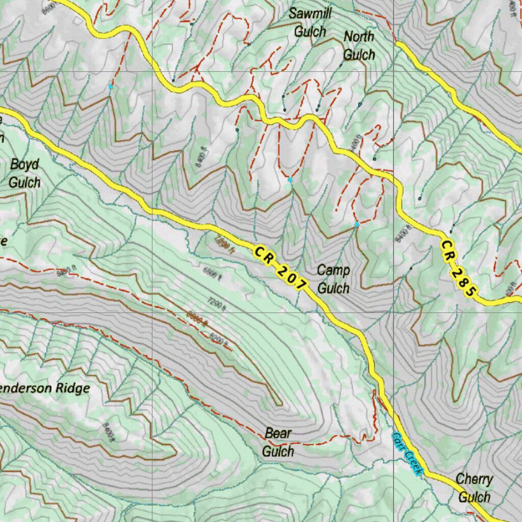 Colorado Unit 21 Mule Deer Concentrations Map by HuntData LLC | Avenza Maps