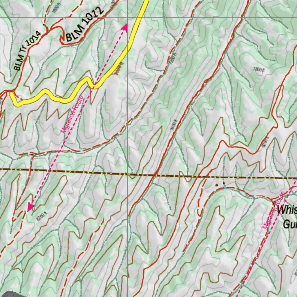 Colorado Unit 22 Mule Deer Concentrations Map by HuntData LLC | Avenza Maps