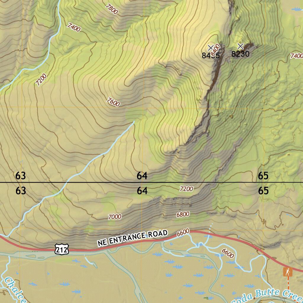Yellowstone National Park NE Map by AMG Maps | Avenza Maps