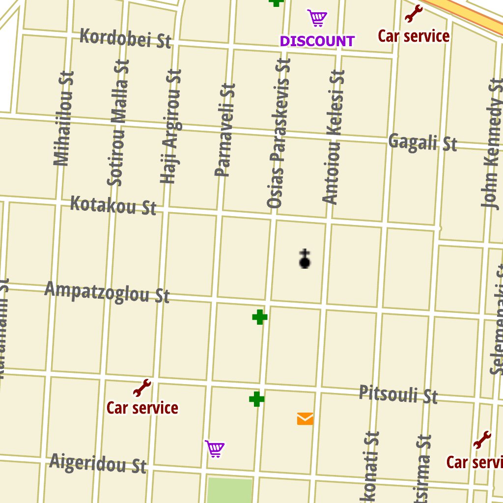 Nea Kallikrateia (Greece) Tourist Map by Serbiamap.Net | Avenza Maps