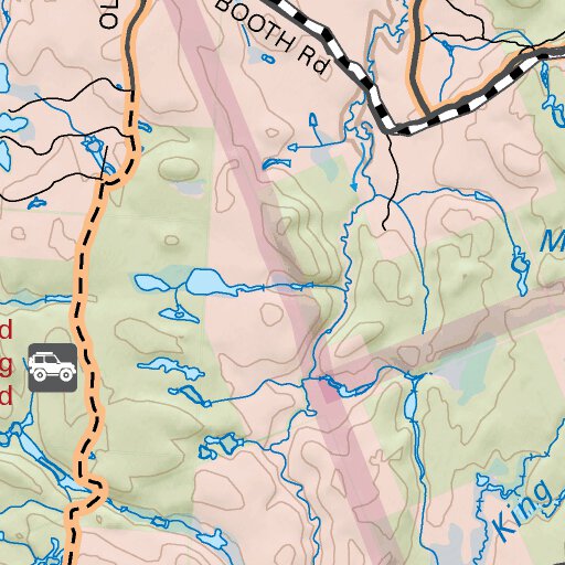 CCON87 Sundridge - Cottage Country Ontario Topo Map by Backroad ...