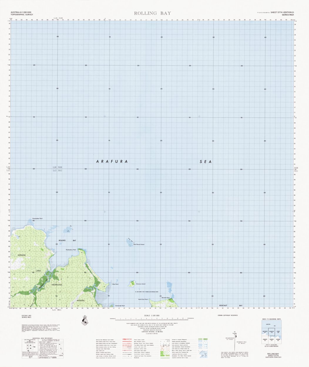 Rolling Bay (5774) Map by Geoscience Australia | Avenza Maps