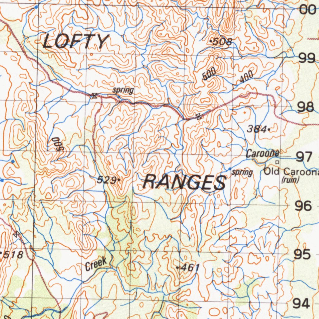 Caroona (6731) Map by Geoscience Australia | Avenza Maps