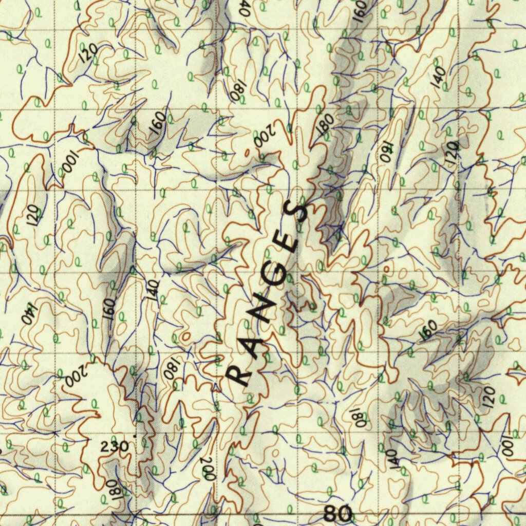 Mitchell Ranges (6072) Map by Geoscience Australia | Avenza Maps