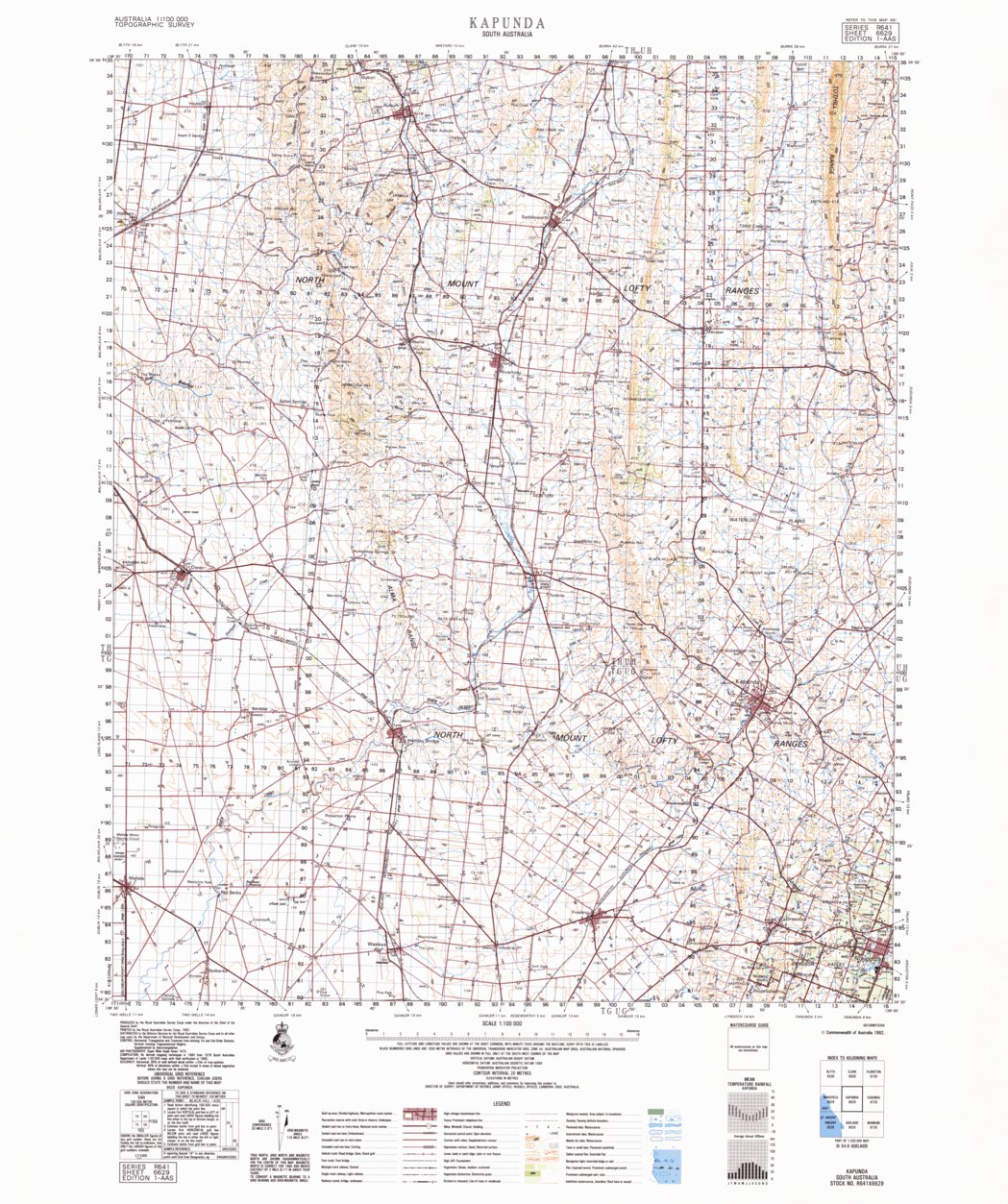 Kapunda (6629) Map by Geoscience Australia | Avenza Maps
