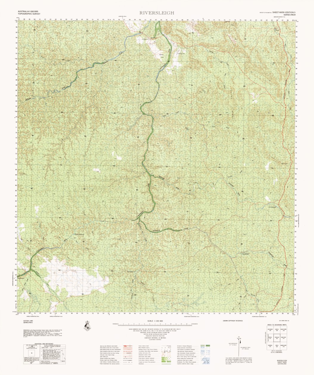Riversleigh (6659) Map by Geoscience Australia | Avenza Maps