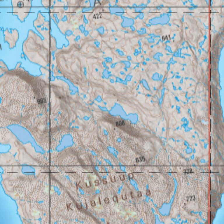 Nuussuaq peninsula 3 Map by Greenland Institute of Natural Resources ...