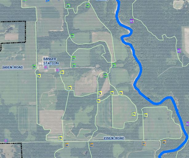 Middle Fork Equestrian Trails Map by The Shawnee Associate | Avenza Maps