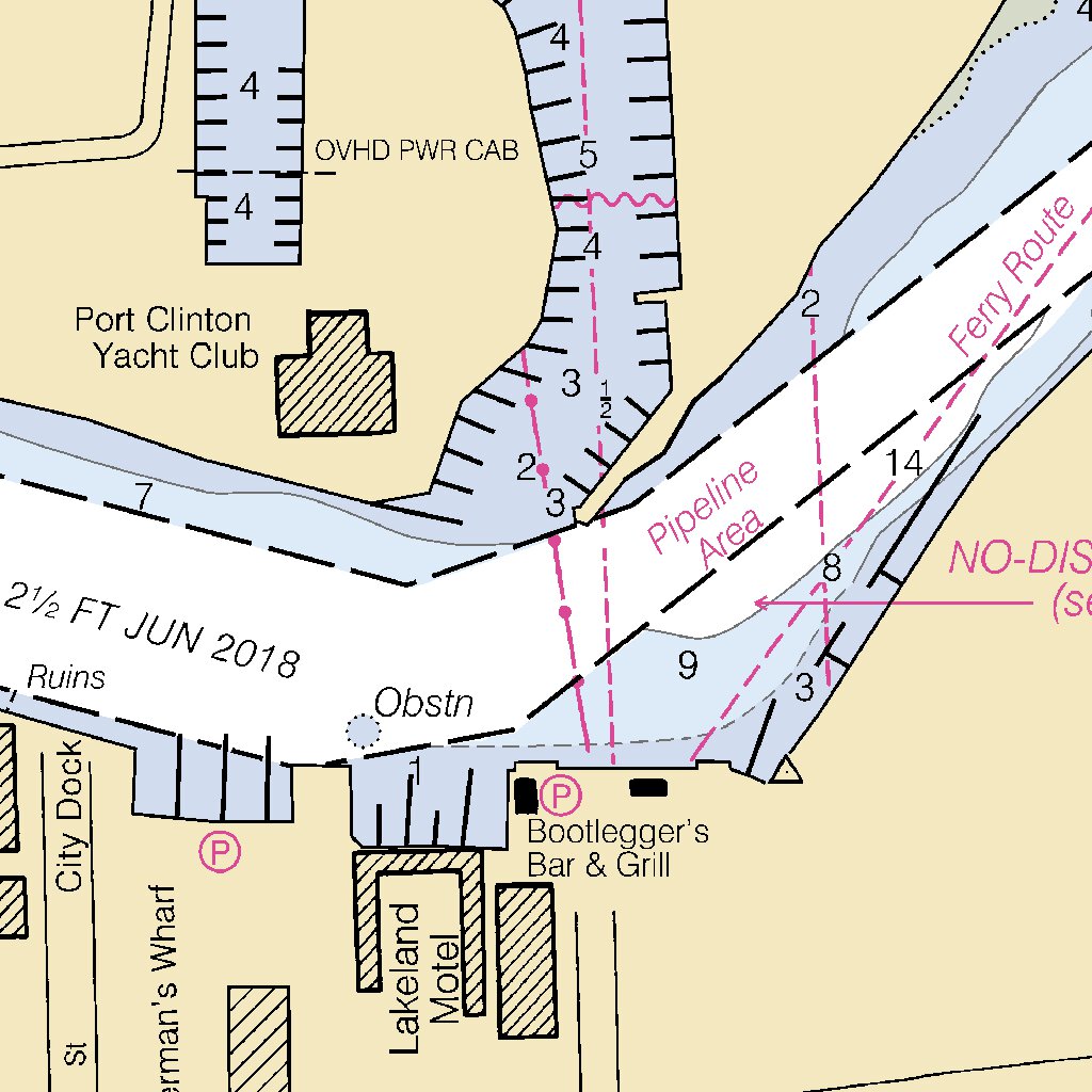 Harbor Plan 32 Map by National Oceanographic & Atmospheric ...