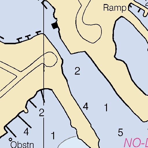 South Shore Of Lake Erie Sandusky Bay 12 Map by National Oceanographic ...