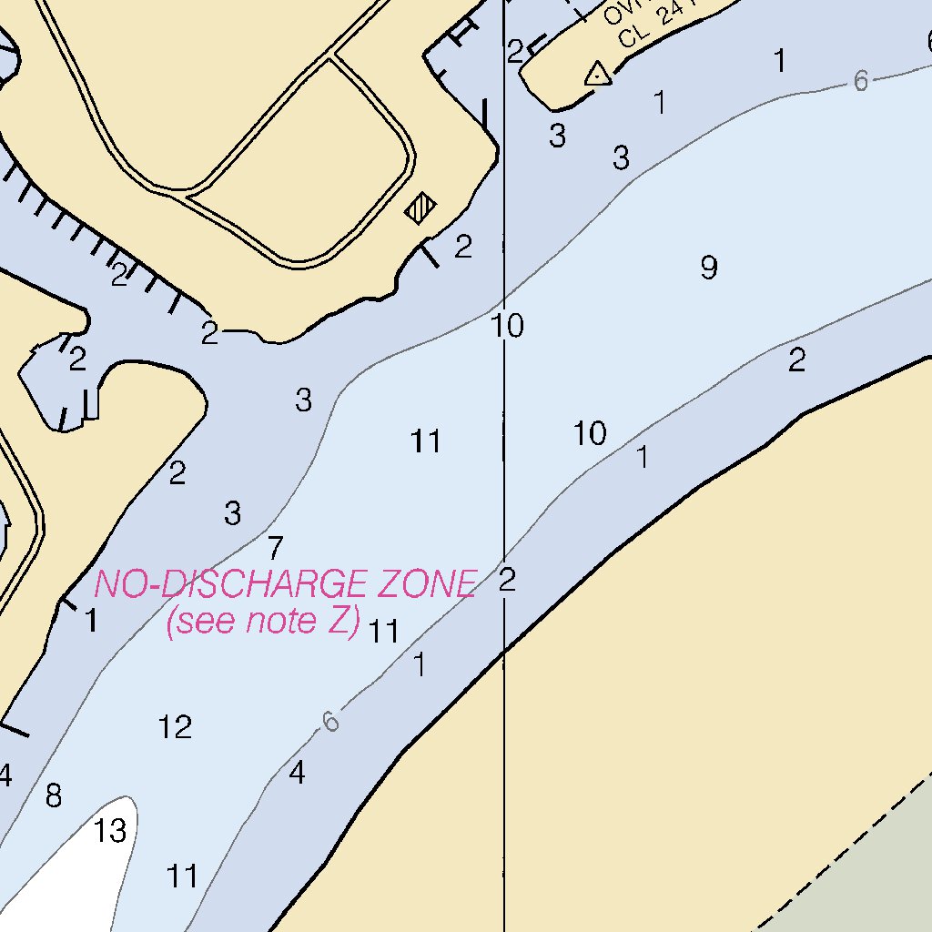 South Shore Of Lake Erie Sandusky River 19 Map by National ...