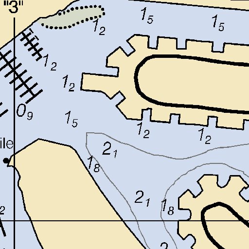 Mentor Harbor Ohio Map by National Oceanographic & Atmospheric ...