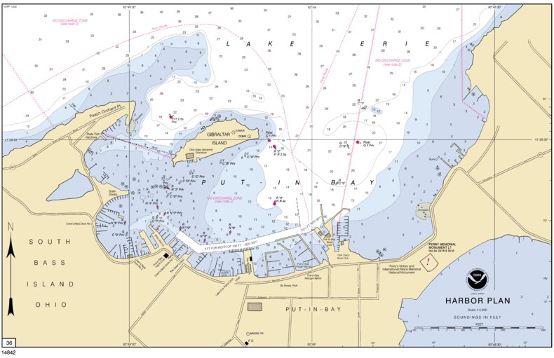 Harbor Plan 36 Map by National Oceanographic & Atmospheric ...