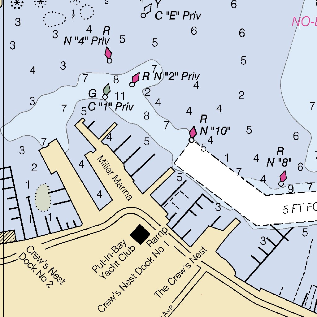 Harbor Plan 36 Map by National Oceanographic & Atmospheric ...