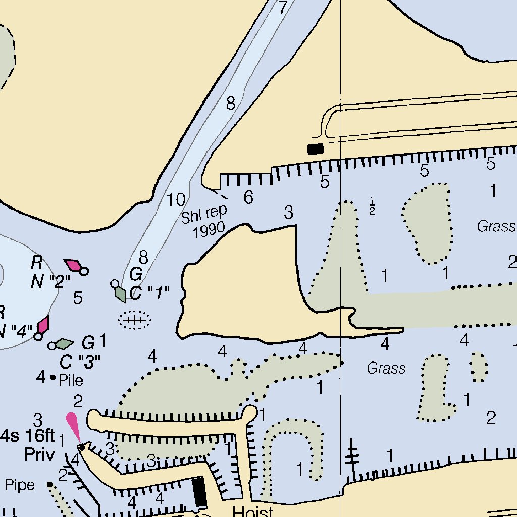 Harbor Plans 34 Map by National Oceanographic & Atmospheric ...