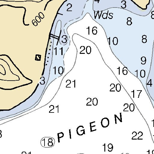 Port Sheldon Michigan Map by National Oceanographic & Atmospheric ...