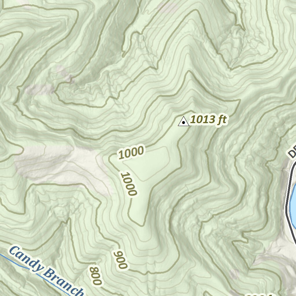 KyTopo (N10E33): Grayson Lake, Kentucky - State Park Trails Edition Map ...
