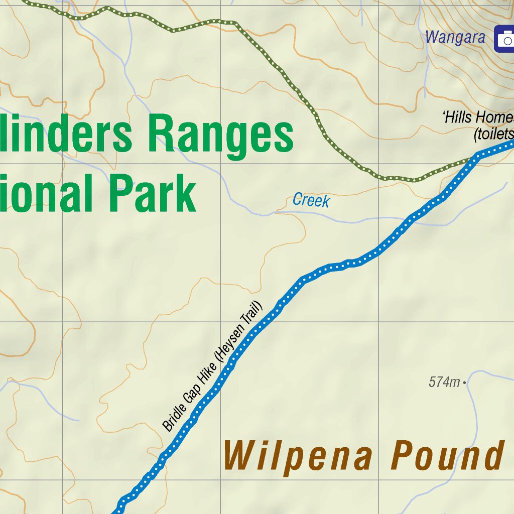 Wilpena Pound Map by Carto Graphics | Avenza Maps