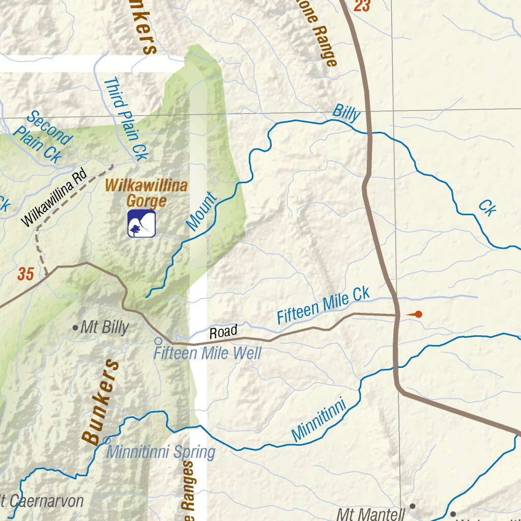 Flinders Ranges South Australia Map by Carto Graphics | Avenza Maps