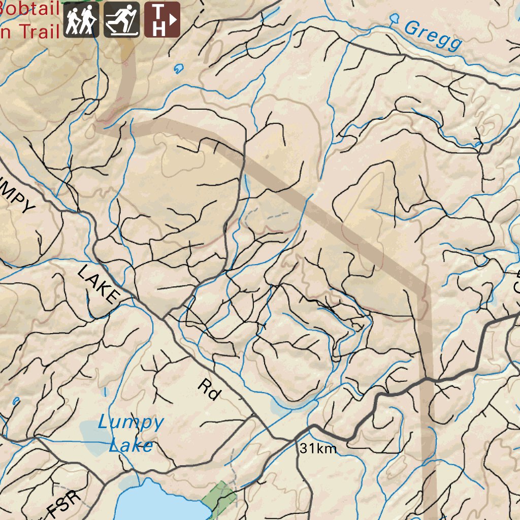 WMU 7-12 Zone B Omineca Region 7A - Hunting Topo BC Map by Backroad ...