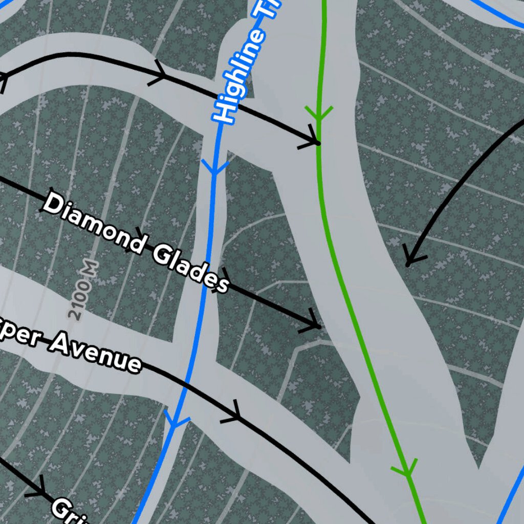 Marmot Basin Resort Map by Mapsynergy | Avenza Maps