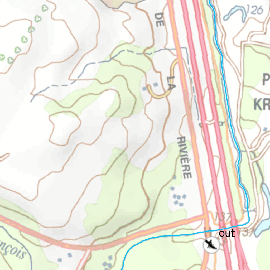 Ruisseau Keybrook Map by Canot Kayak Quebec | Avenza Maps