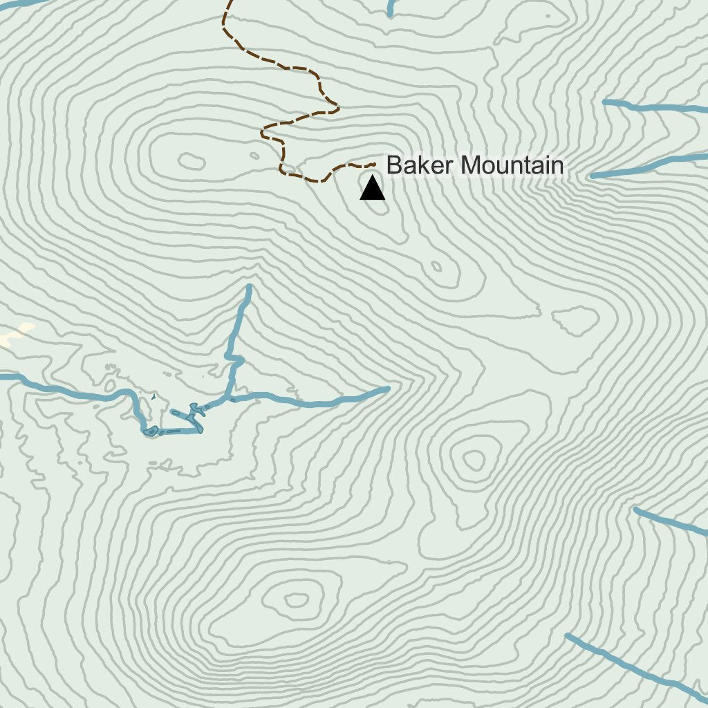 AMC 100 Mile WIlderness (Winter) Map by Eyes Up Adventures | Avenza Maps
