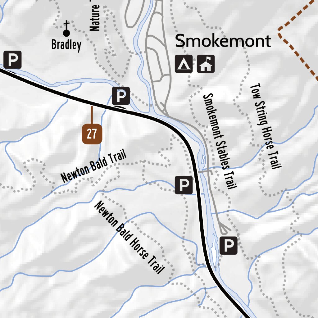 Oconaluftee River - GSMNP - Fly Field Guides Map by Fly Field Guides ...