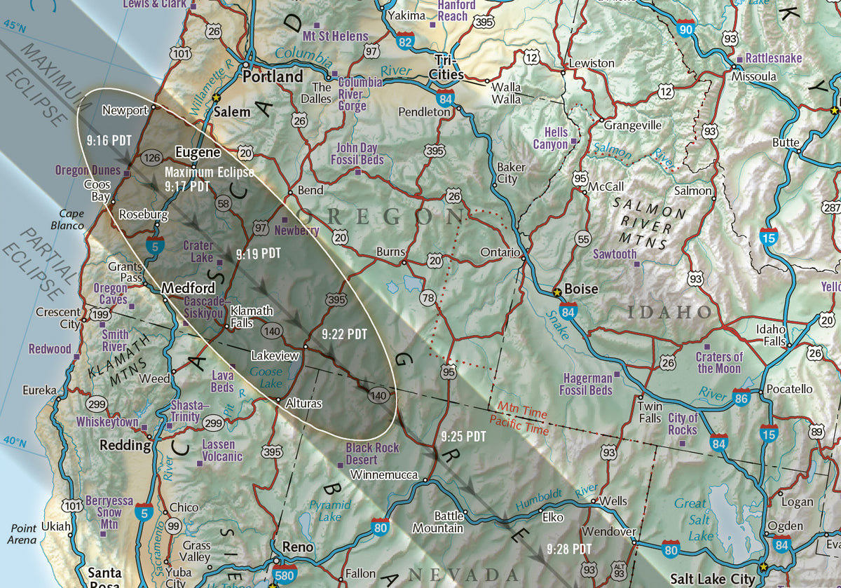 Solar Eclipse Map 2023 by East View Map Link | Avenza Maps