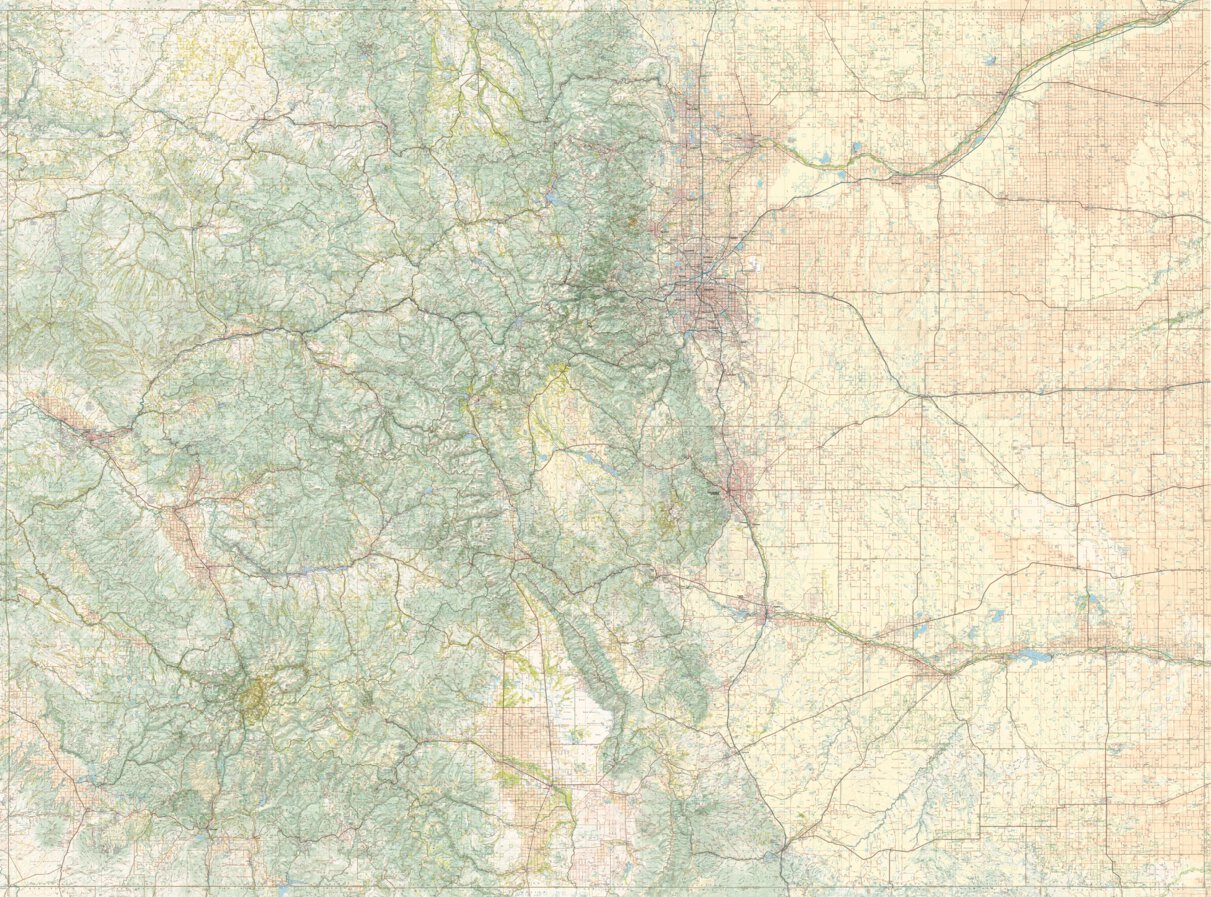 Colorado Atlas Landscape Maps Map by East View Map Link | Avenza Maps
