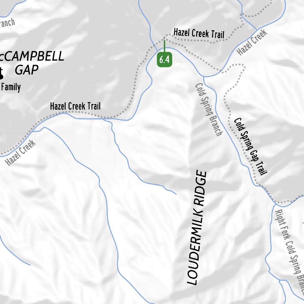 Hazel Creek - GSMNP - Fly Field Guides Map by Fly Field Guides | Avenza ...