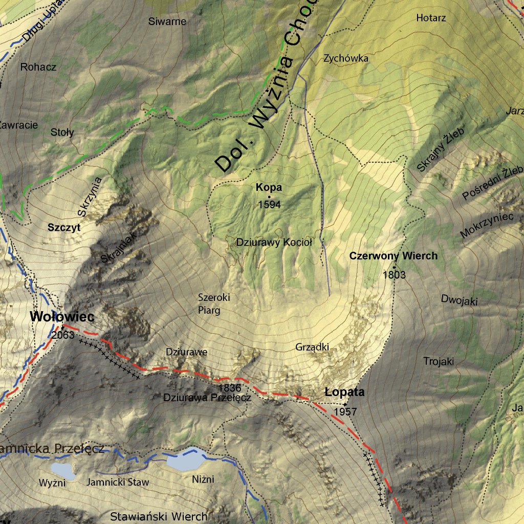 Tatry Zachodnie Map by AMG Maps | Avenza Maps