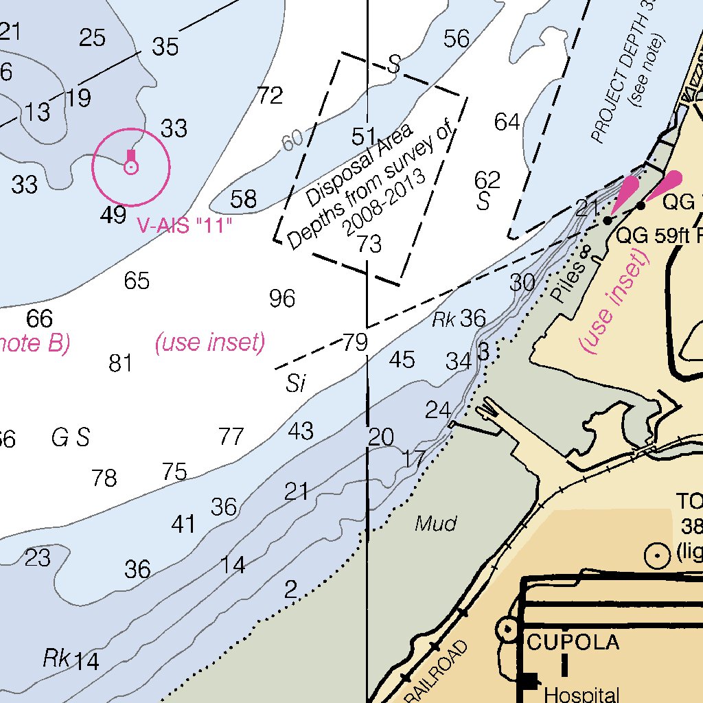 Cook Inlet: Approaches To Anchorage Map by National Oceanographic ...