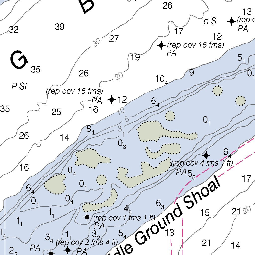 Cook Inlet: East Foreland To Anchorage Map by National Oceanographic ...