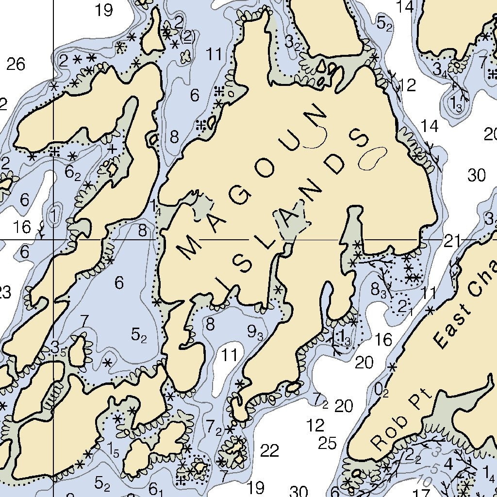 Sitka Sound To Salisbury Sound Inside Passage Map by National ...