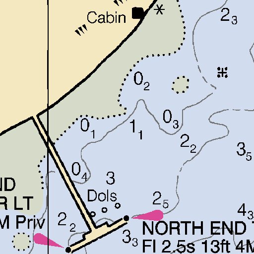 North Foreland Map by National Oceanographic & Atmospheric ...