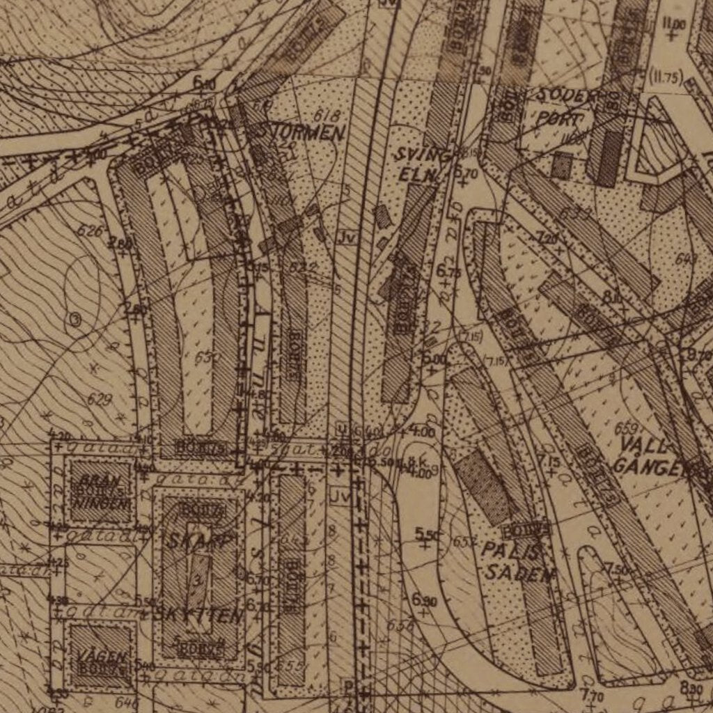 13-VAR-PEV2 Varberg Map by Historical GIS maps | Avenza Maps