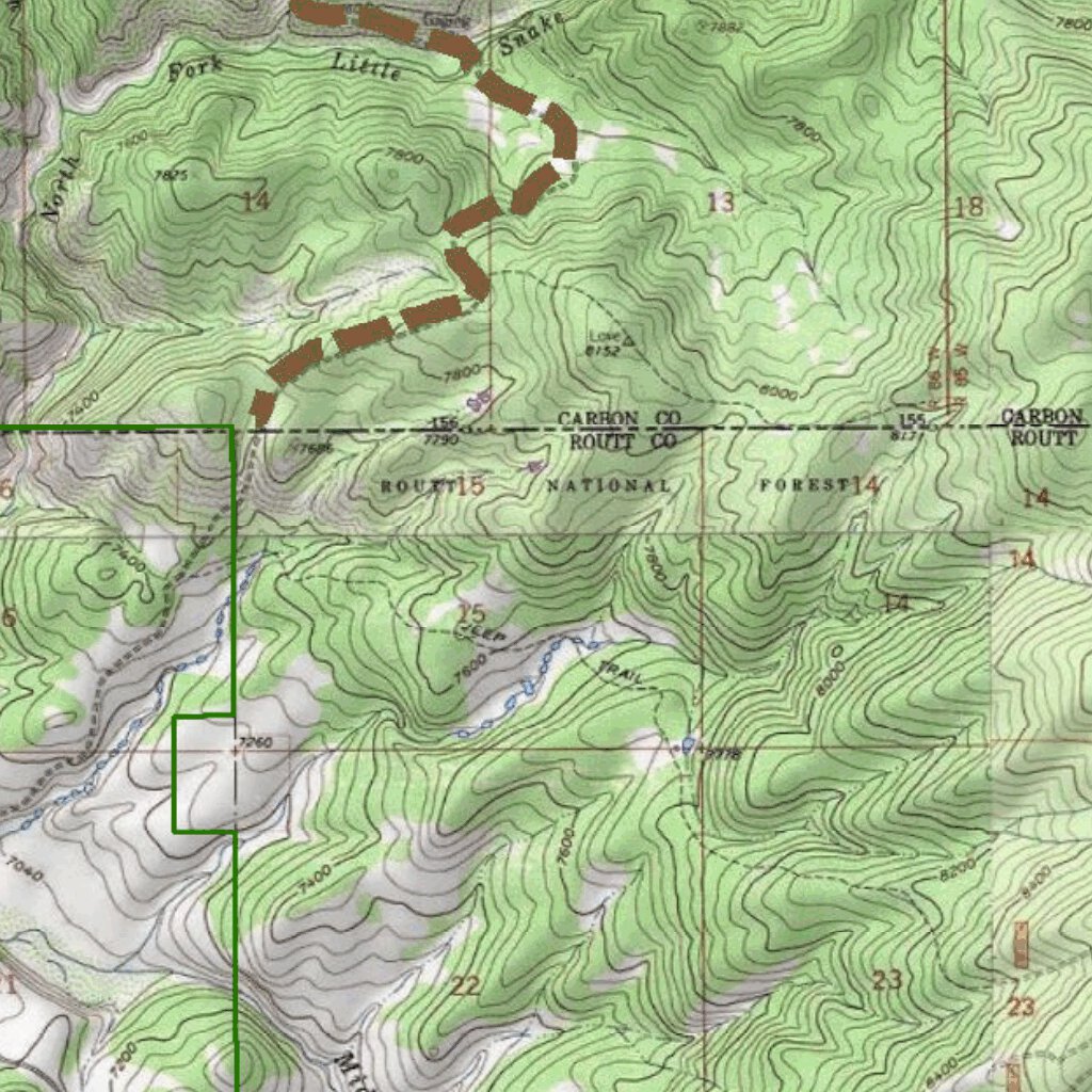 Sierra Range GeoPDF 2024 Map by Wyoming State Parks | Avenza Maps