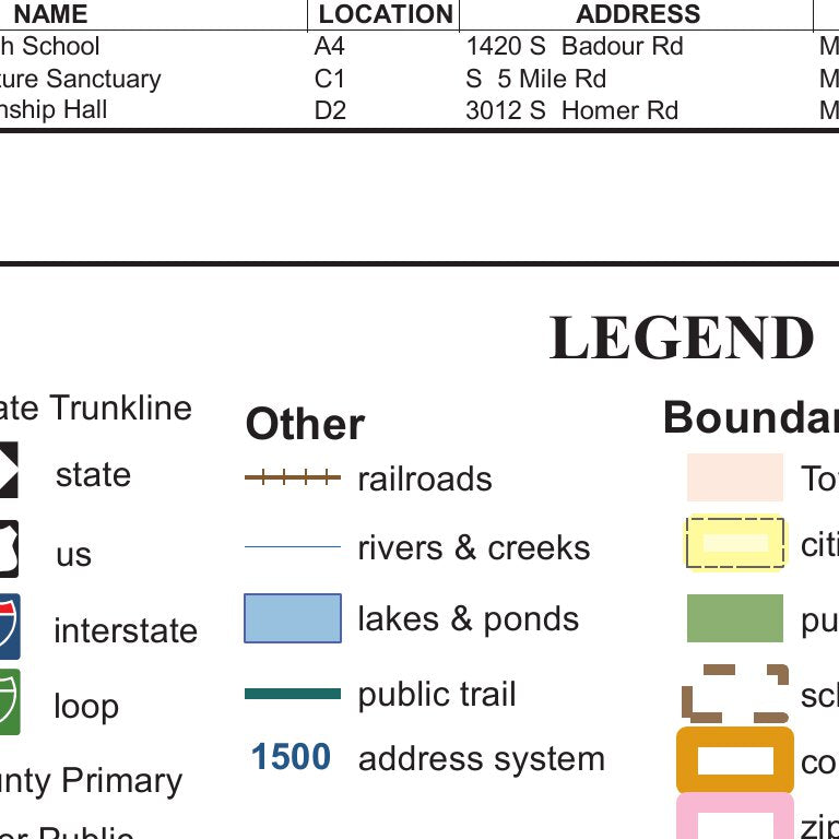 Mount Haley Township, Midland County, Michigan Map by Donald Dale Milne ...