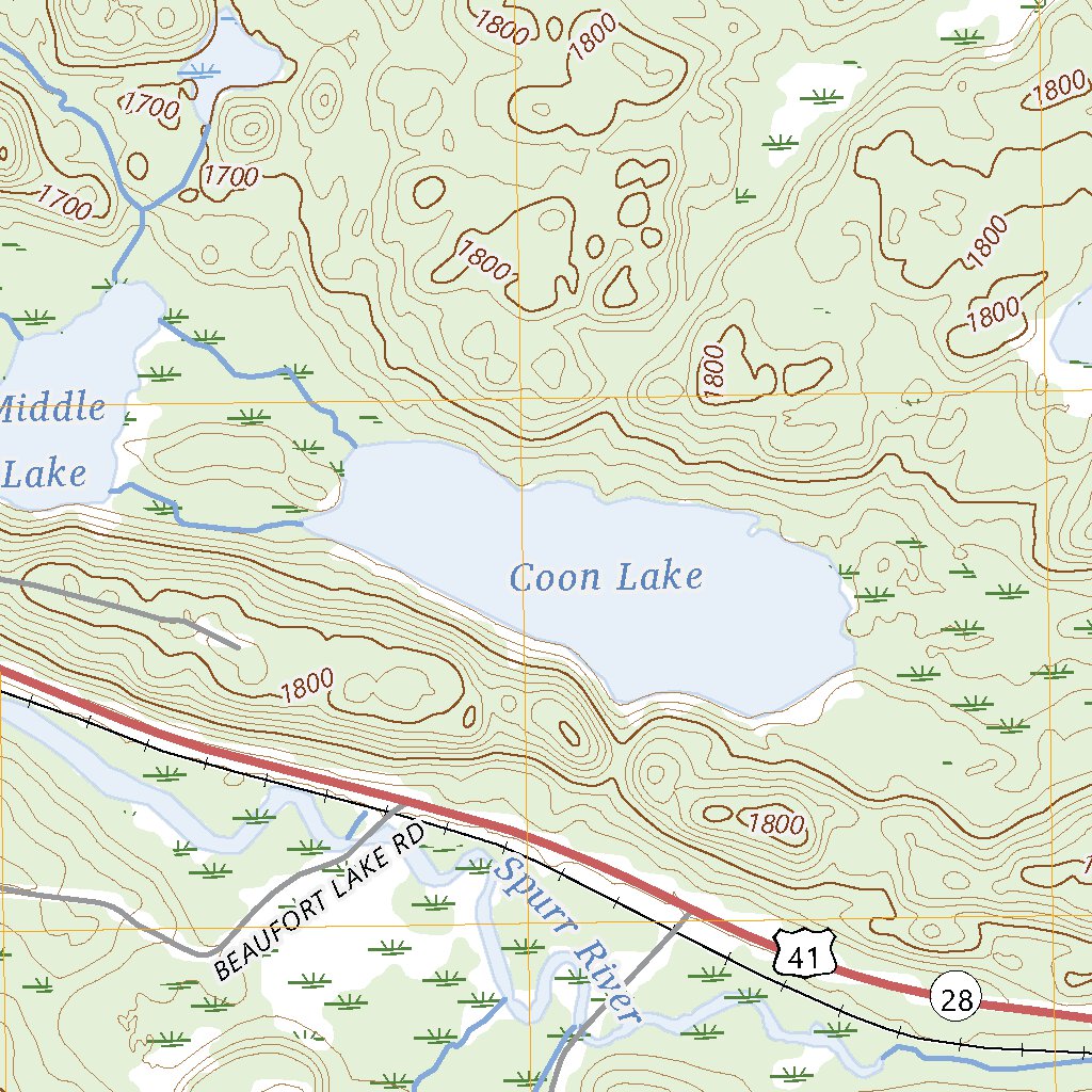 Three Lakes, MI (2023, 24000-Scale) Map by United States Geological ...