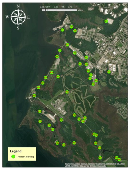 JBLE Hunter Parking Map by iSportsman | Avenza Maps