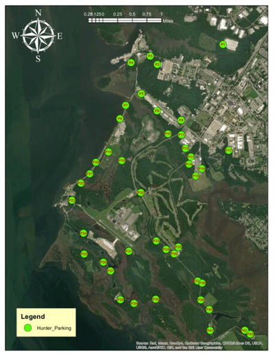 JBLE Hunter Parking Map by iSportsman | Avenza Maps