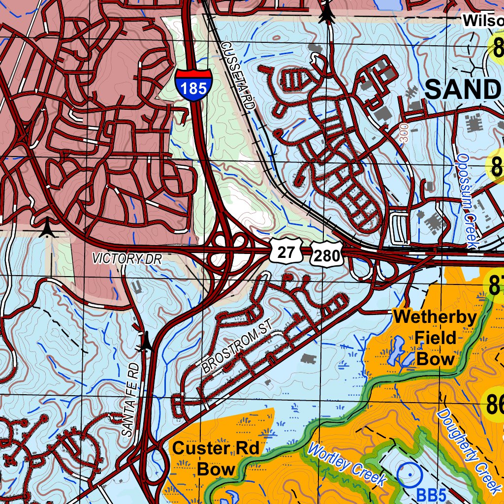 Fort Moore Hunting and Fishing Map by iSportsman | Avenza Maps