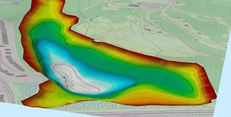 Fishing Depth Map - Grenadier Pond, High Park, Toronto by SabMap Inc ...