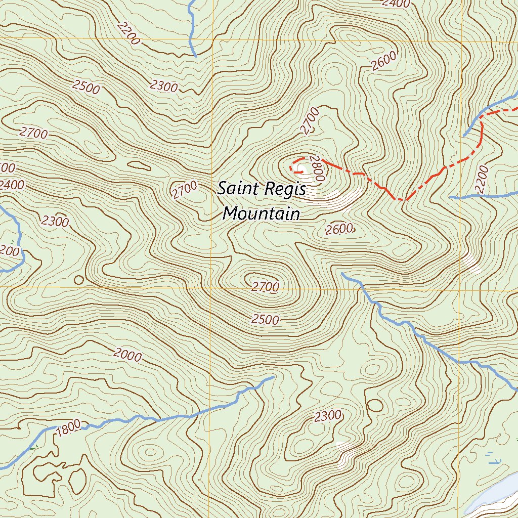 Saint Regis Mountain, NY (2023, 24000-Scale) Map by United States ...